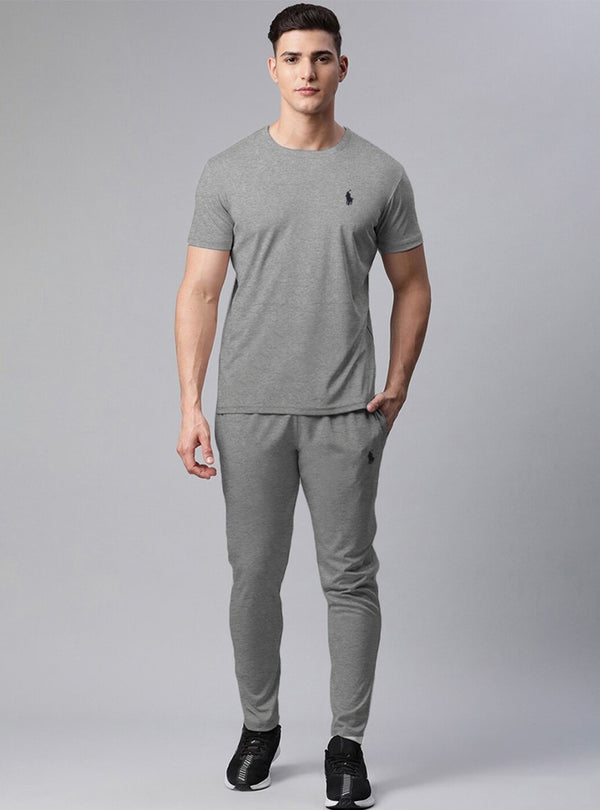 RL Premium Cotton Tracksuit (H.Grey) (Shirt & Trouser) – Royal Shop